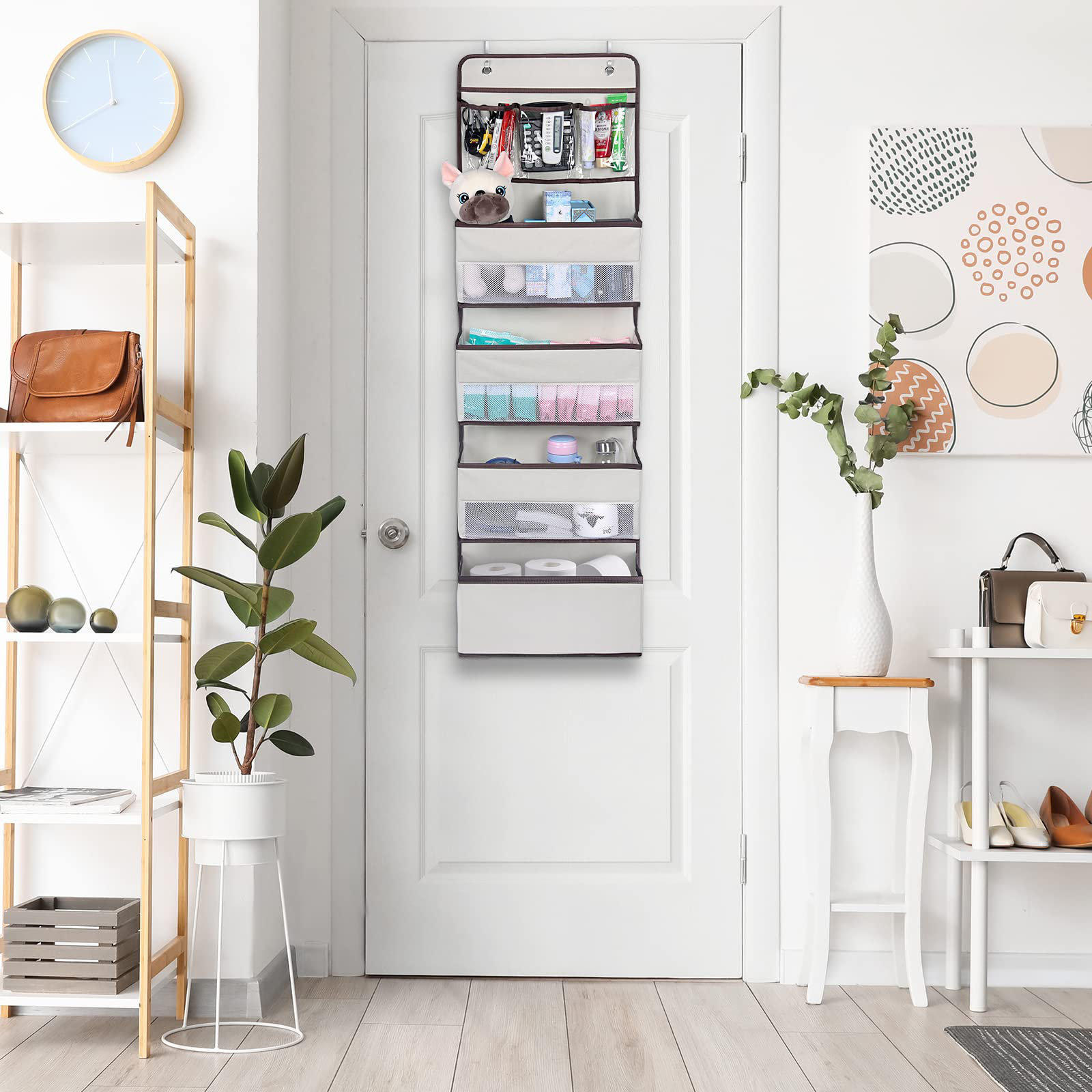 Rebrilliant Over The Door Organizer Storage, Wall Mount Hanging ...