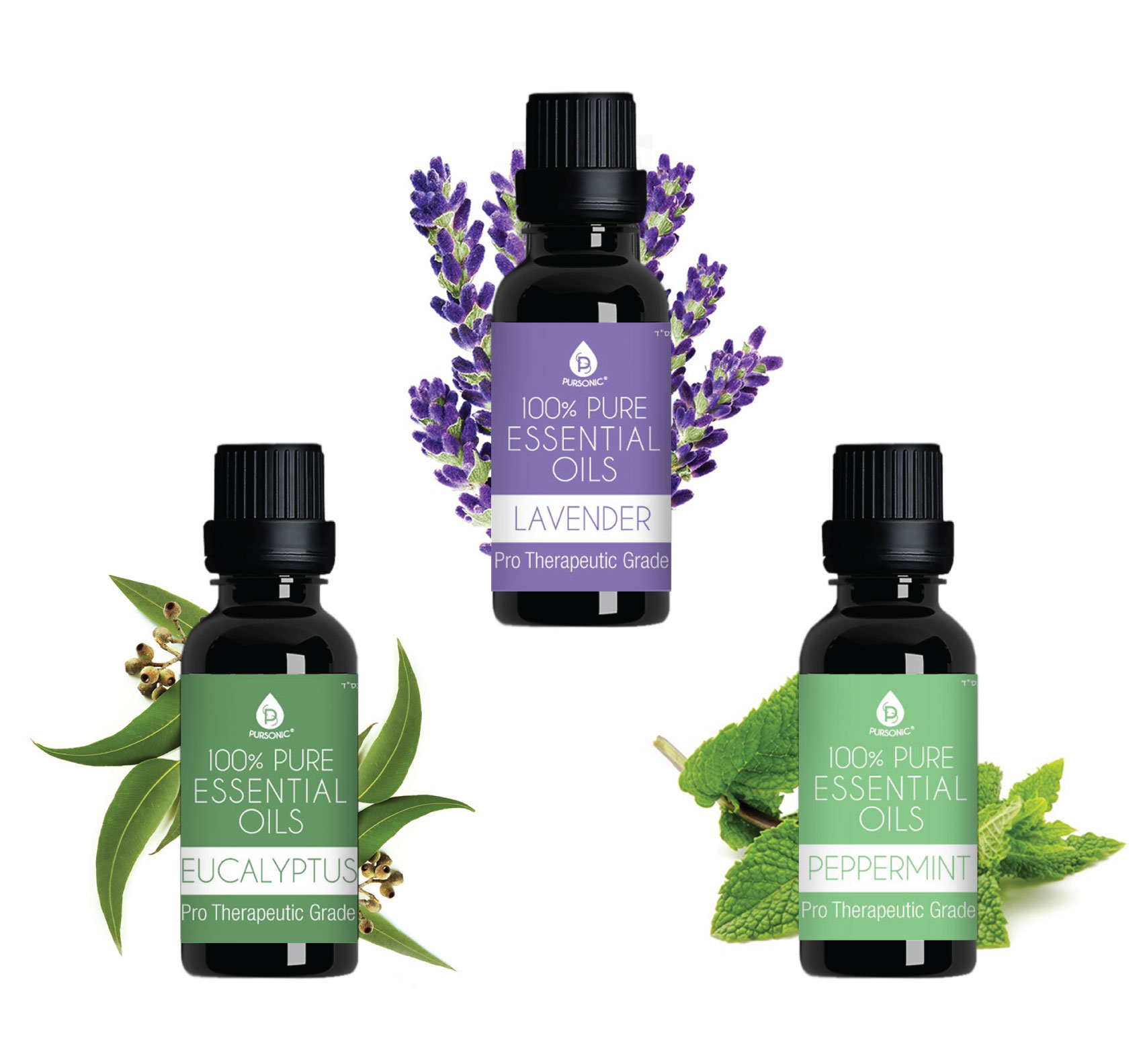 Pursonic 100% Natural Aromatherapy Essential Oils 3 Pack & Reviews ...