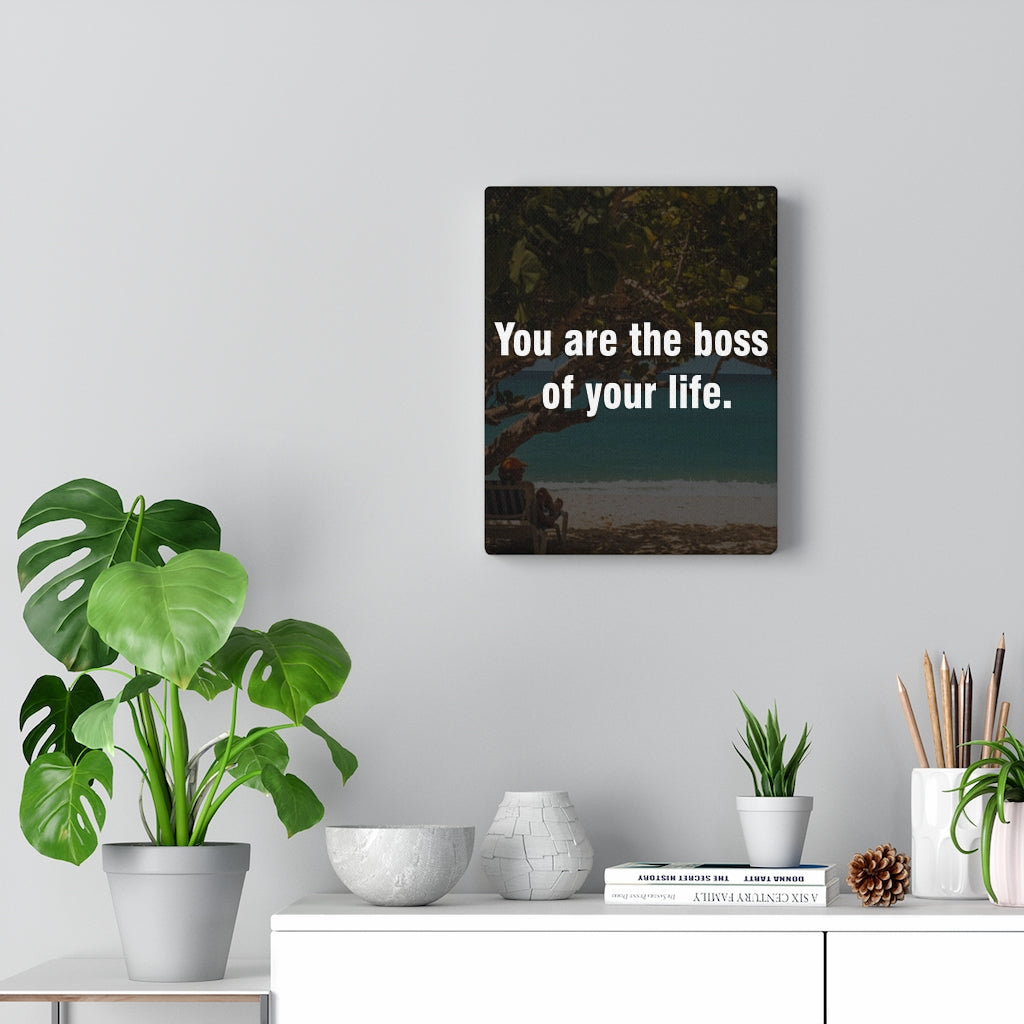Trinx Inspirational Quote Canvas You Are The Boss Of Your Life ...