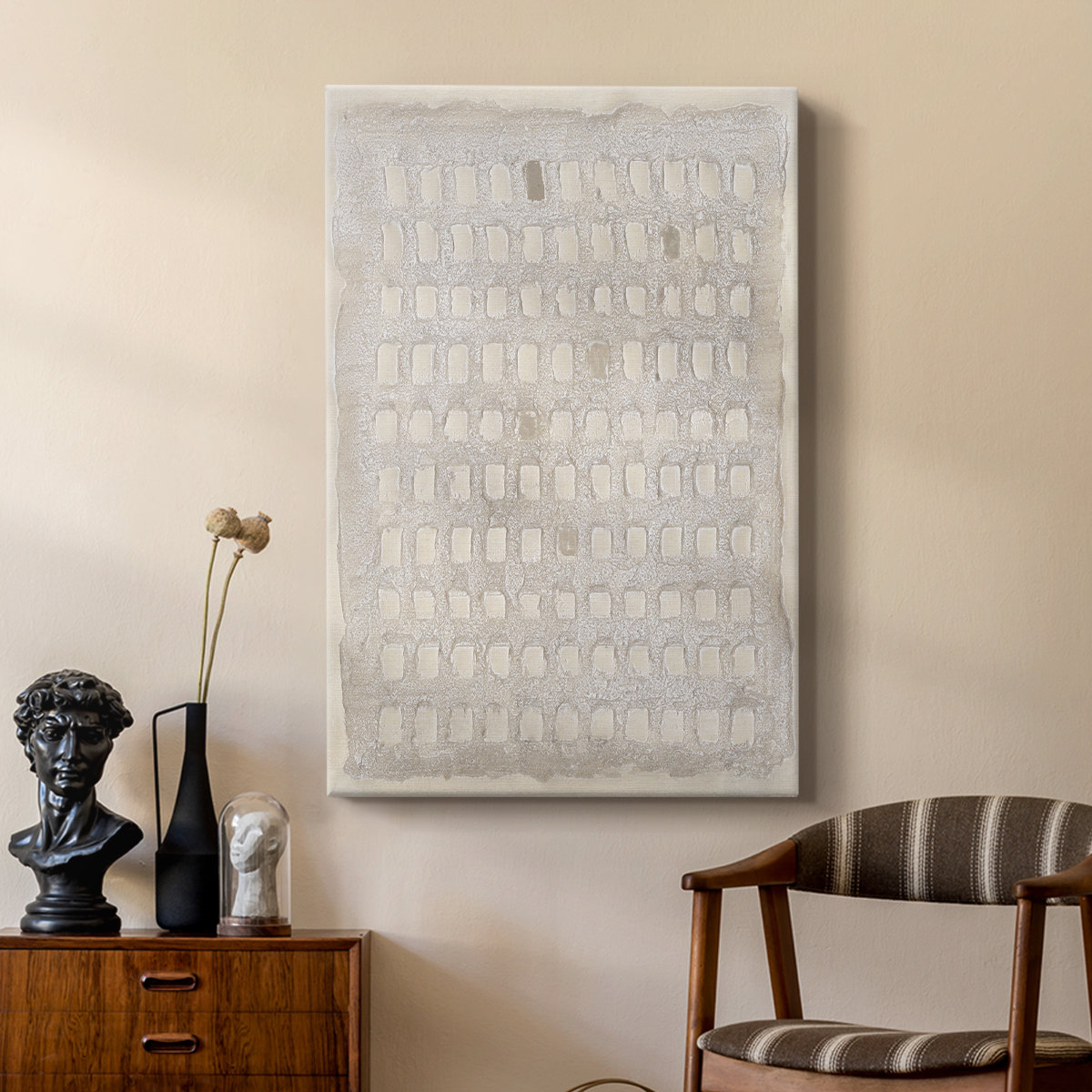 Red Barrel Studio Pearl Punch Card I -Custom Wrapped Gallery Cavas ...