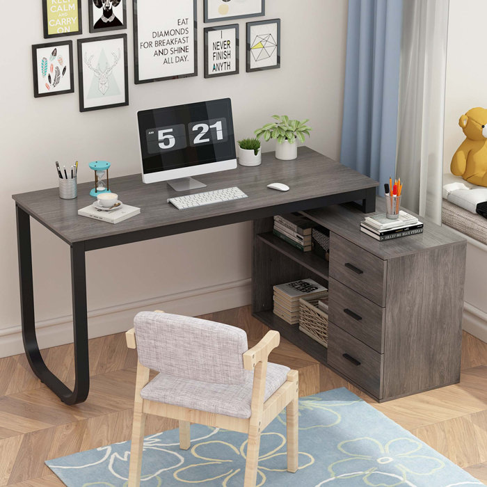 Latitude Run® 55.1'' Desk & Reviews | Wayfair