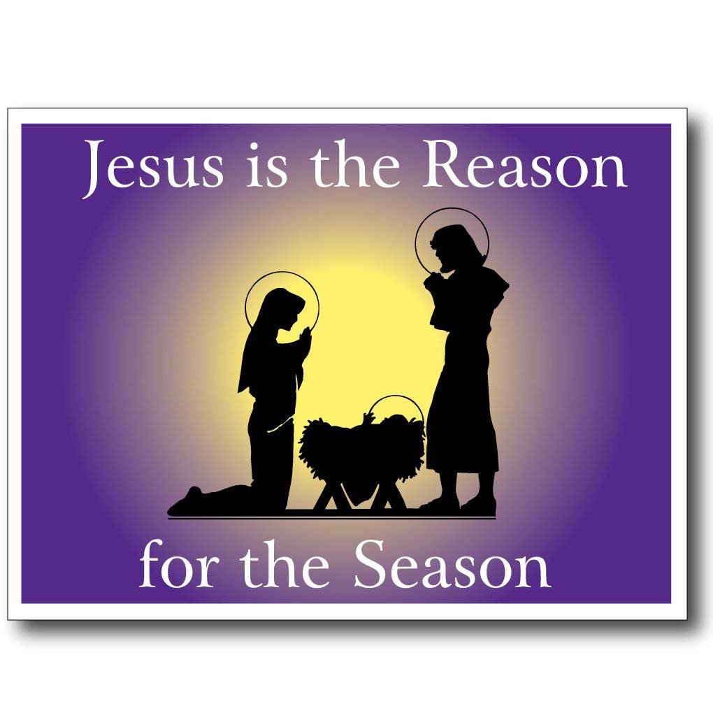 The Holiday Aisle® "Jesus Is the Reason for the Season" Christmas Sign ...