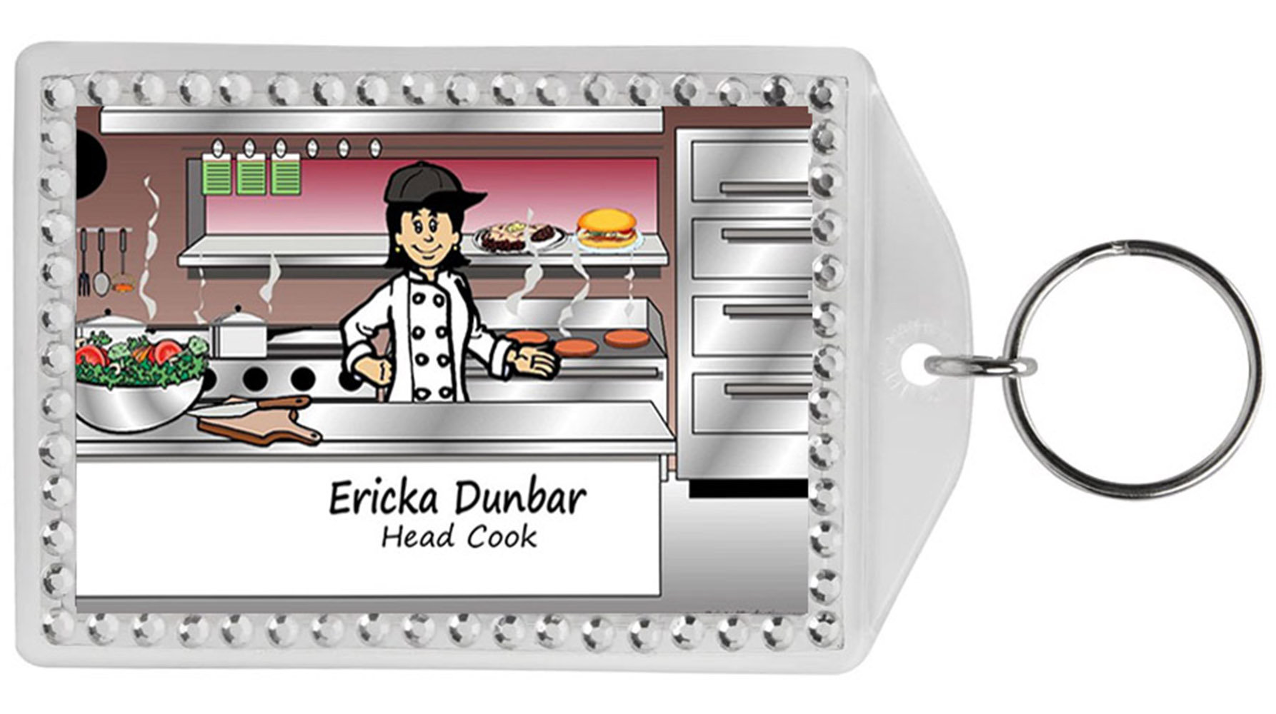 Printed Perfection Personalized Name That Toon Chef - Female, no hat ...