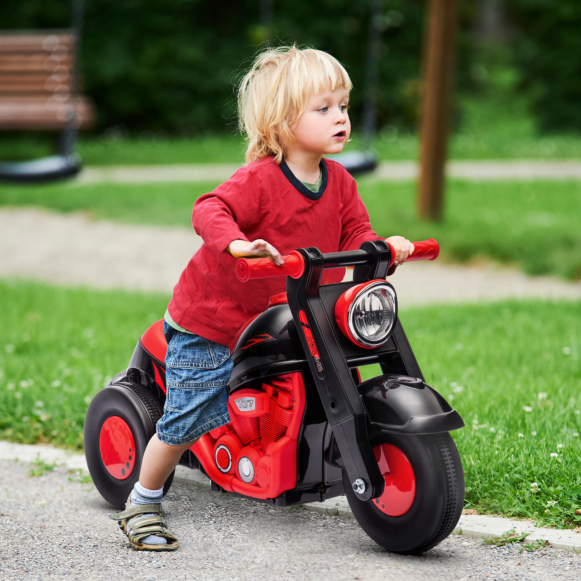 Zoomie Kids 1 Seater Push/Pull Ride On | Wayfair.co.uk