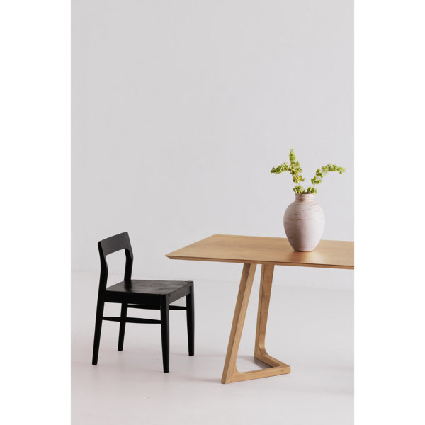 AllModern Fischer 71'' Ash Solid Wood Dining Table & Reviews | Wayfair