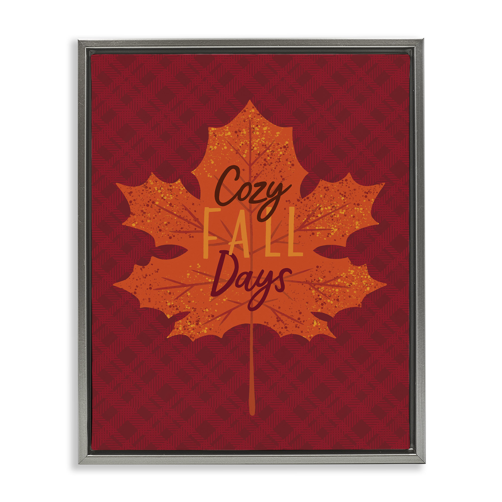 Lark Manor™ Cozy Fall Days Leaf Canvas Wall Art by Nina Seven | Wayfair
