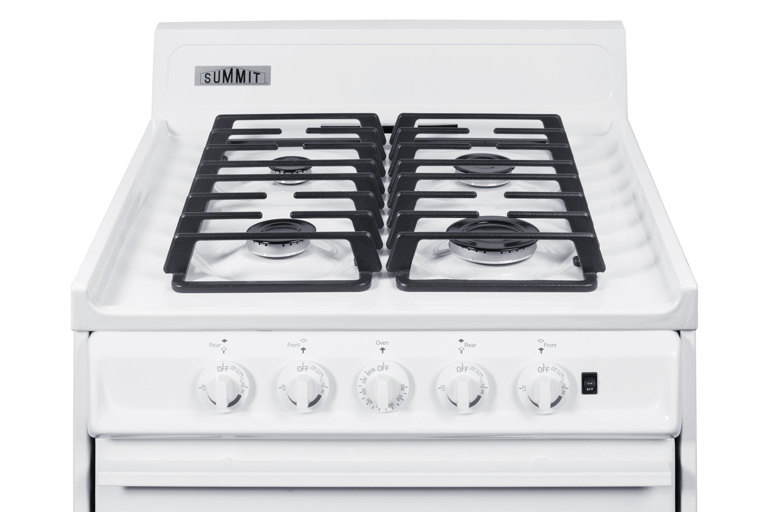 Summit Appliance 24 Inches Wide Sealed Burners Gas Range | Wayfair