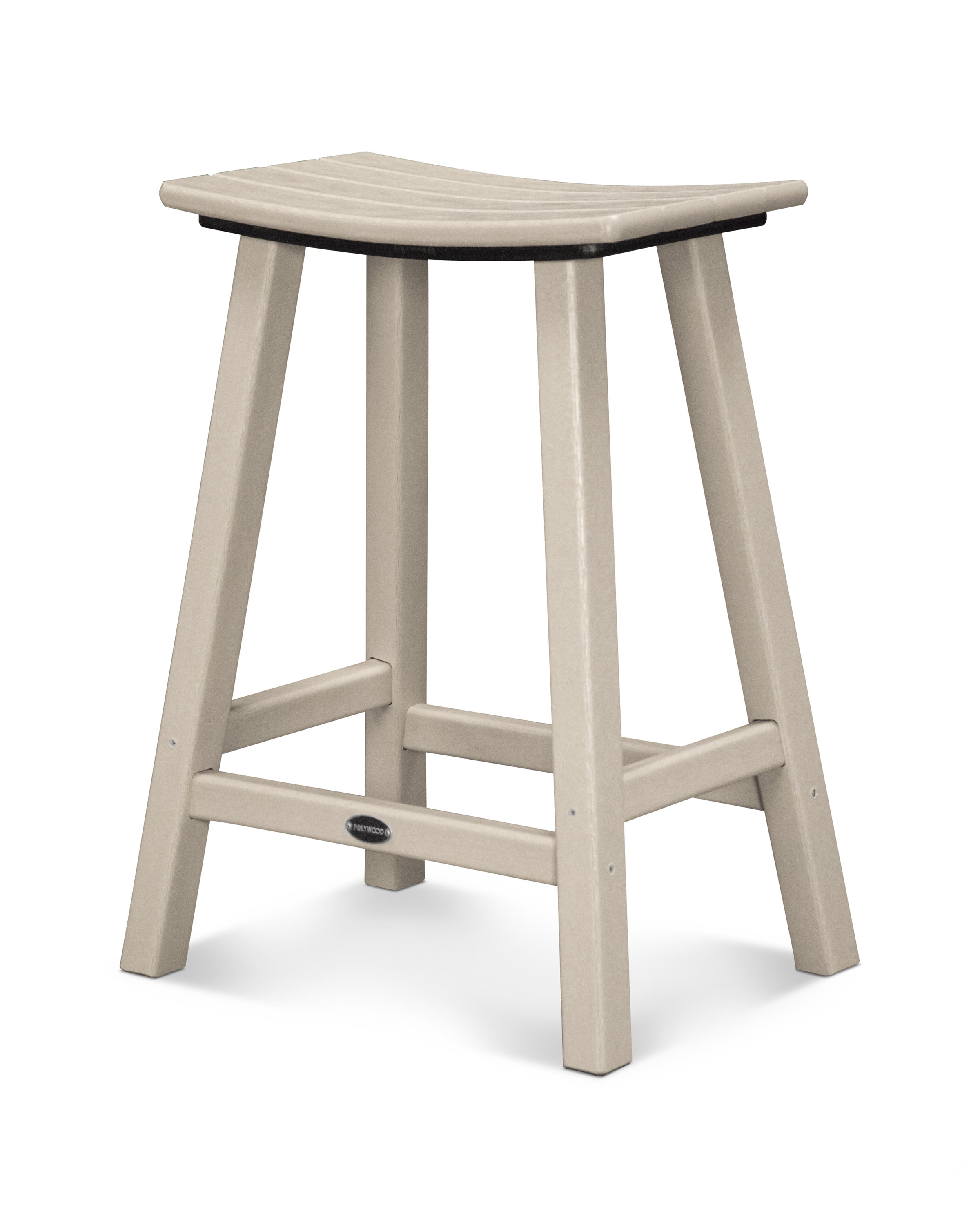 POLYWOOD® Traditional Garden Patio Bar Stool & Reviews | Wayfair