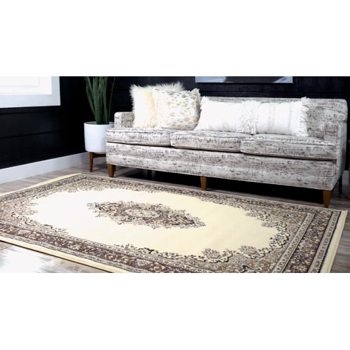 World Menagerie Balthrop Floral Indoor Rug & Reviews | Wayfair