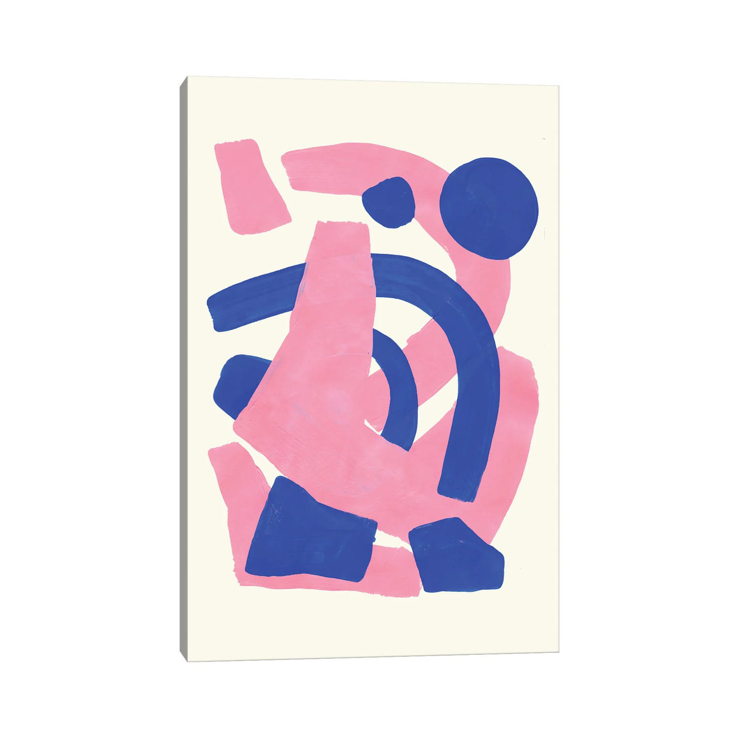 East Urban Home Pink Soundwave by - Wrapped Canvas - Wayfair Canada