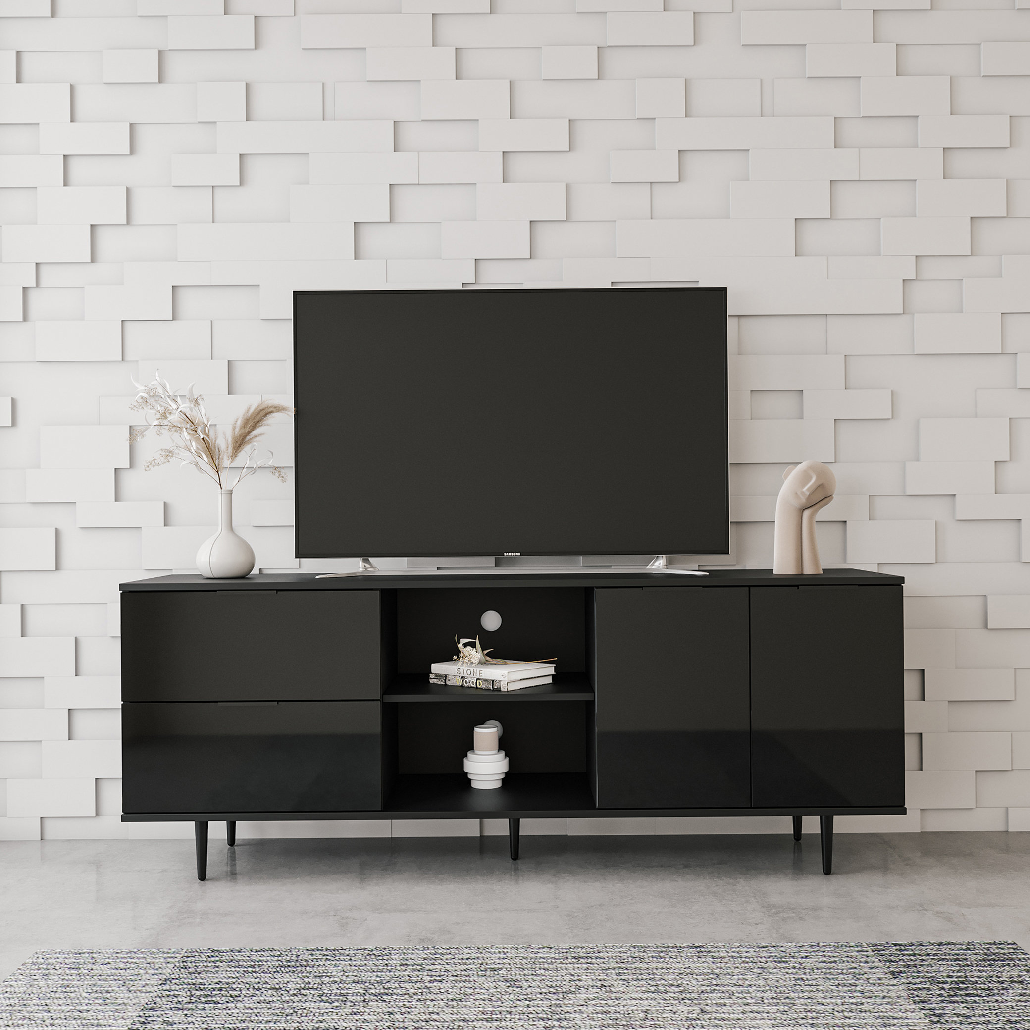 George Oliver Jadarien TV Stand for TVs up to 65" - Wayfair Canada