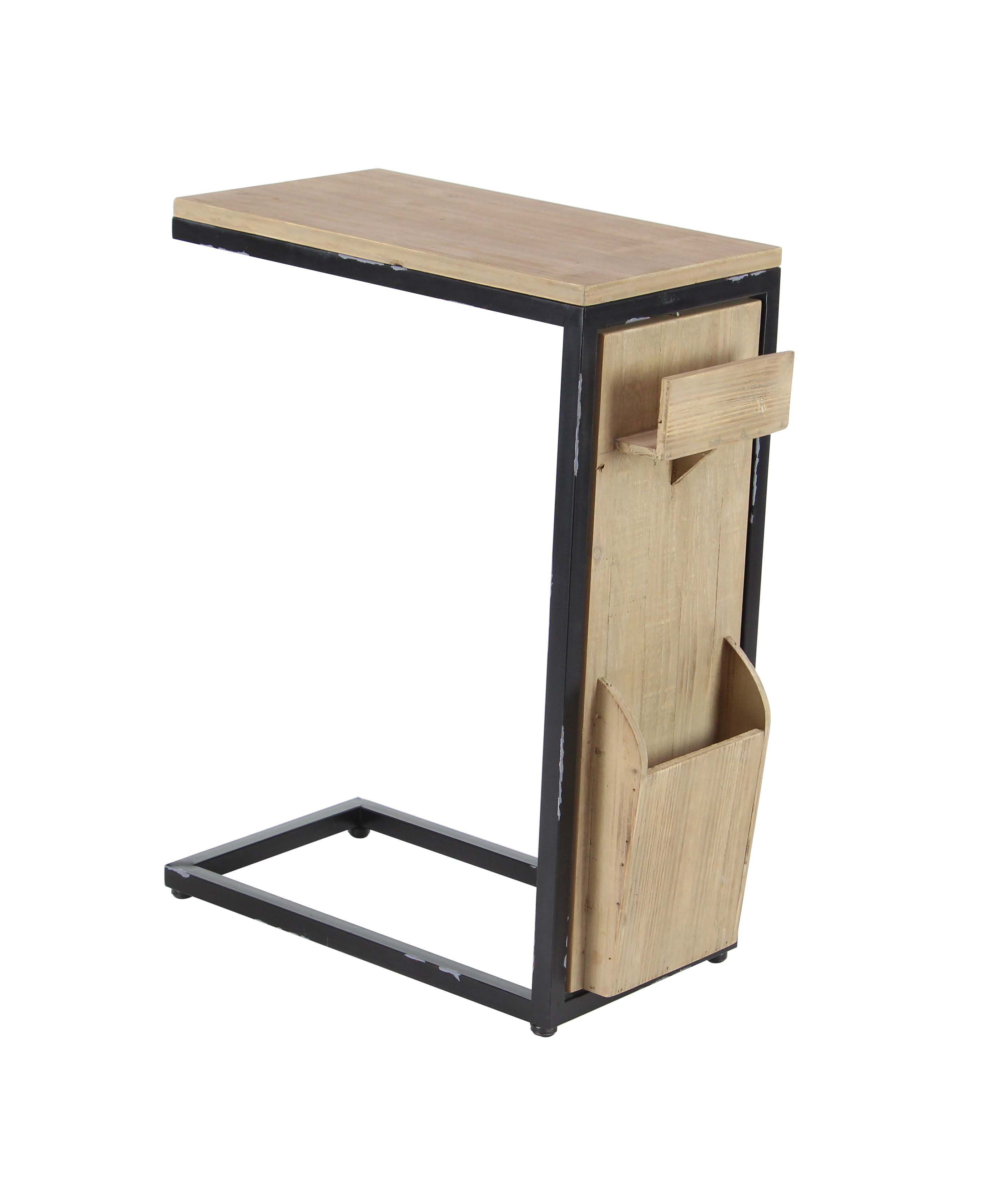 Loon Peak® Baleine C-Shaped Multipurpose End Table | Wayfair