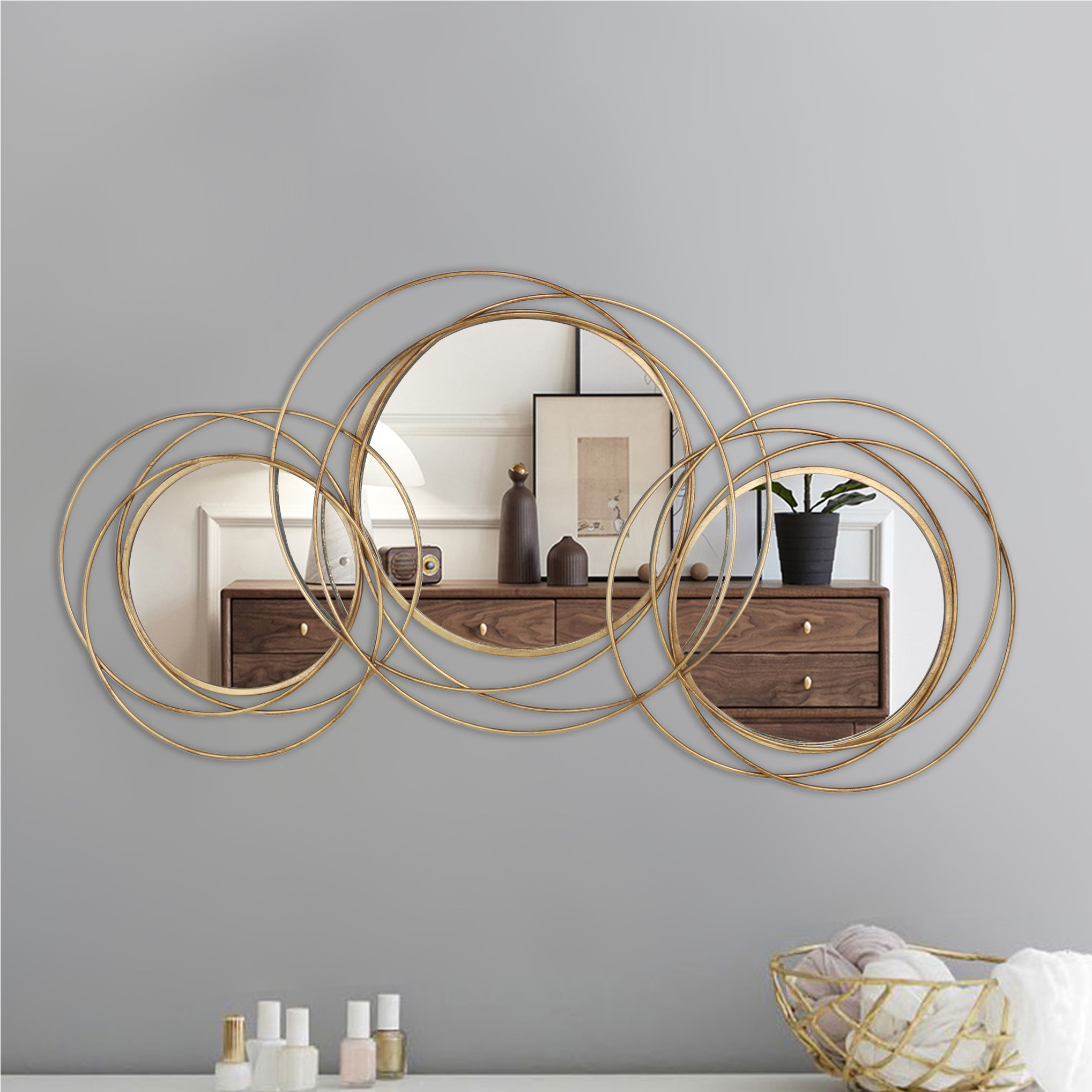 Mercer41 Genean Distressed Mirror Set & Reviews - Wayfair Canada