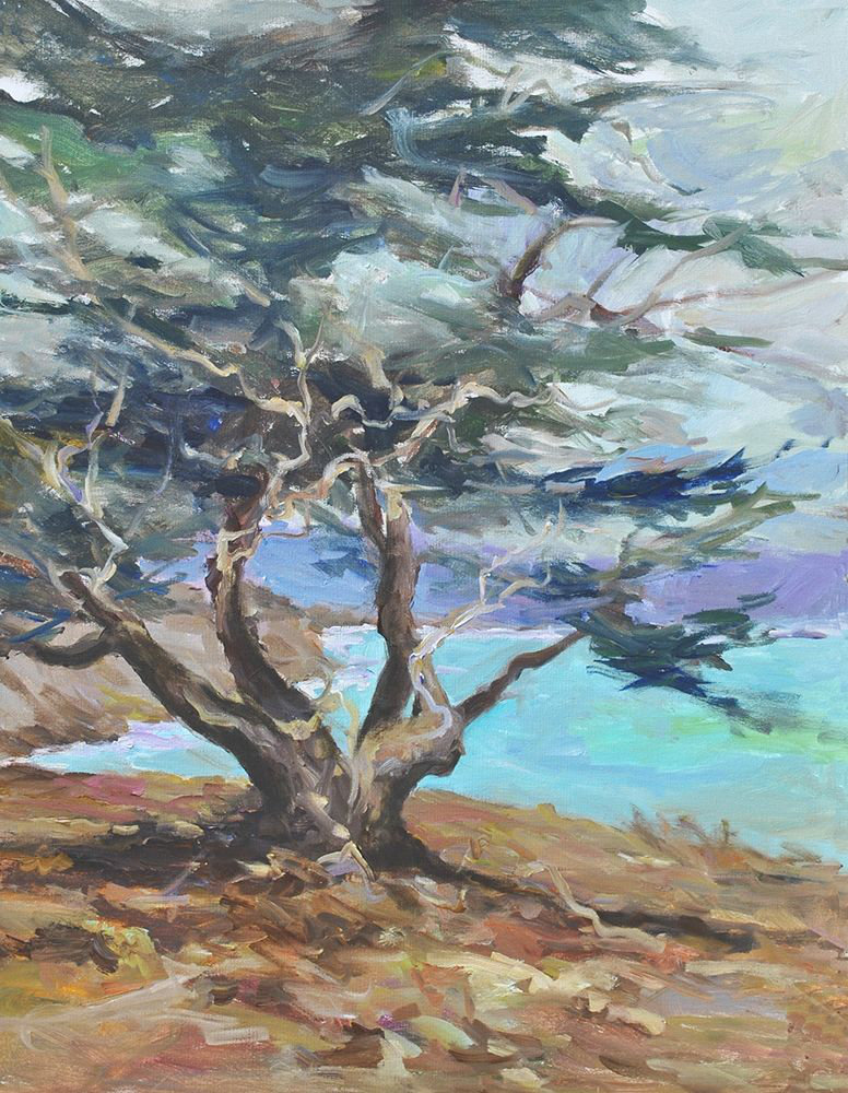 Red Barrel Studio® " Lone Tree " by Allayn Stevens Painting Print | Wayfair