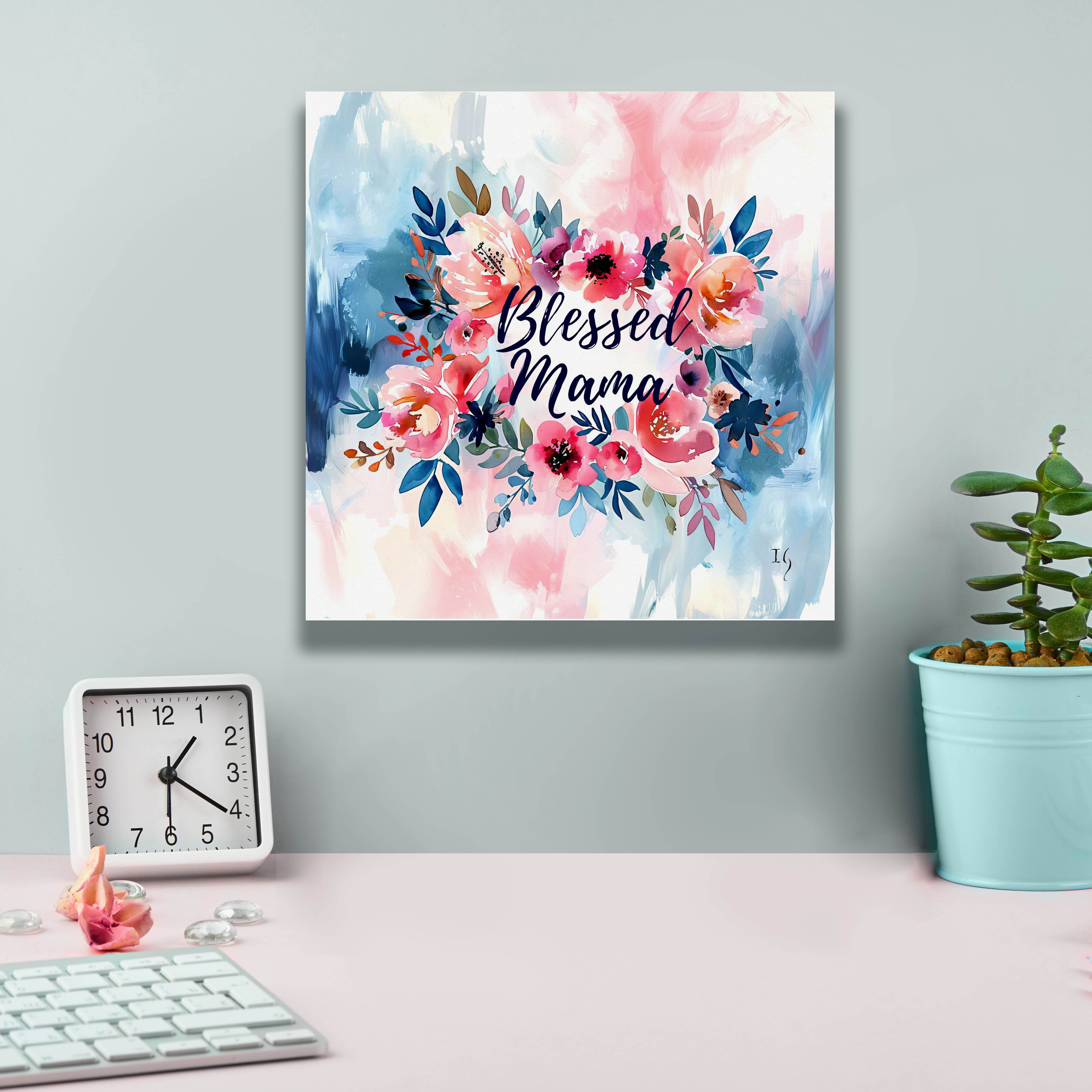 Epic Graffiti 'Blessed Mama' by Ivan Guaderrama Canvas Wall Art | Wayfair