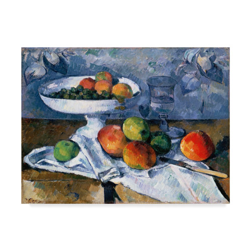 Vault W Artwork Paul Cezanne Still Life With Fruit Dish On Canvas by ...