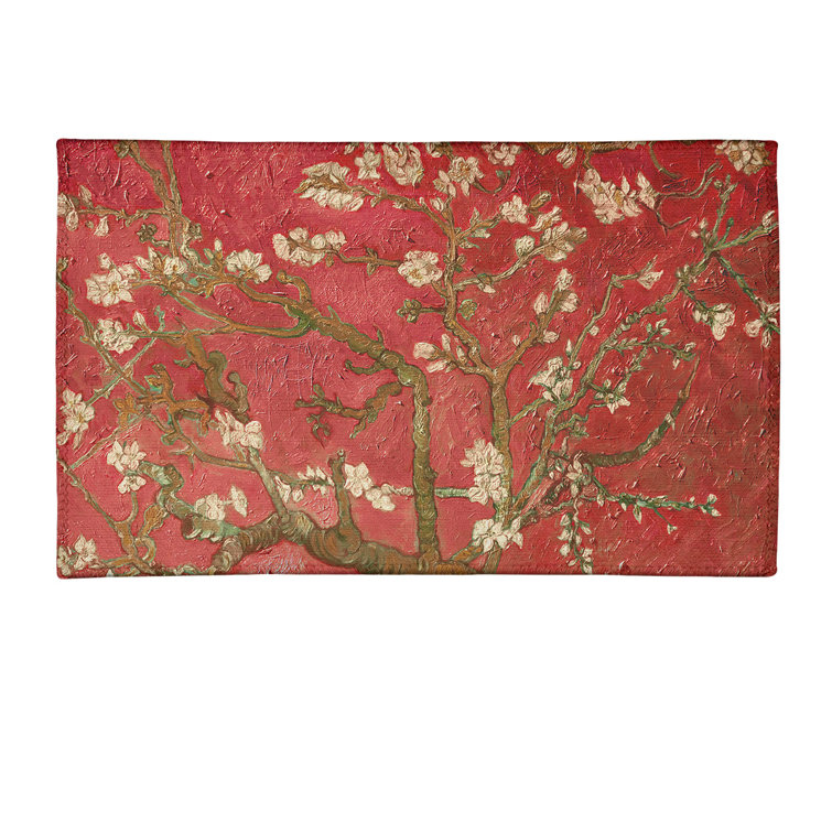 East Urban Home Chenille Floral Rug | Wayfair