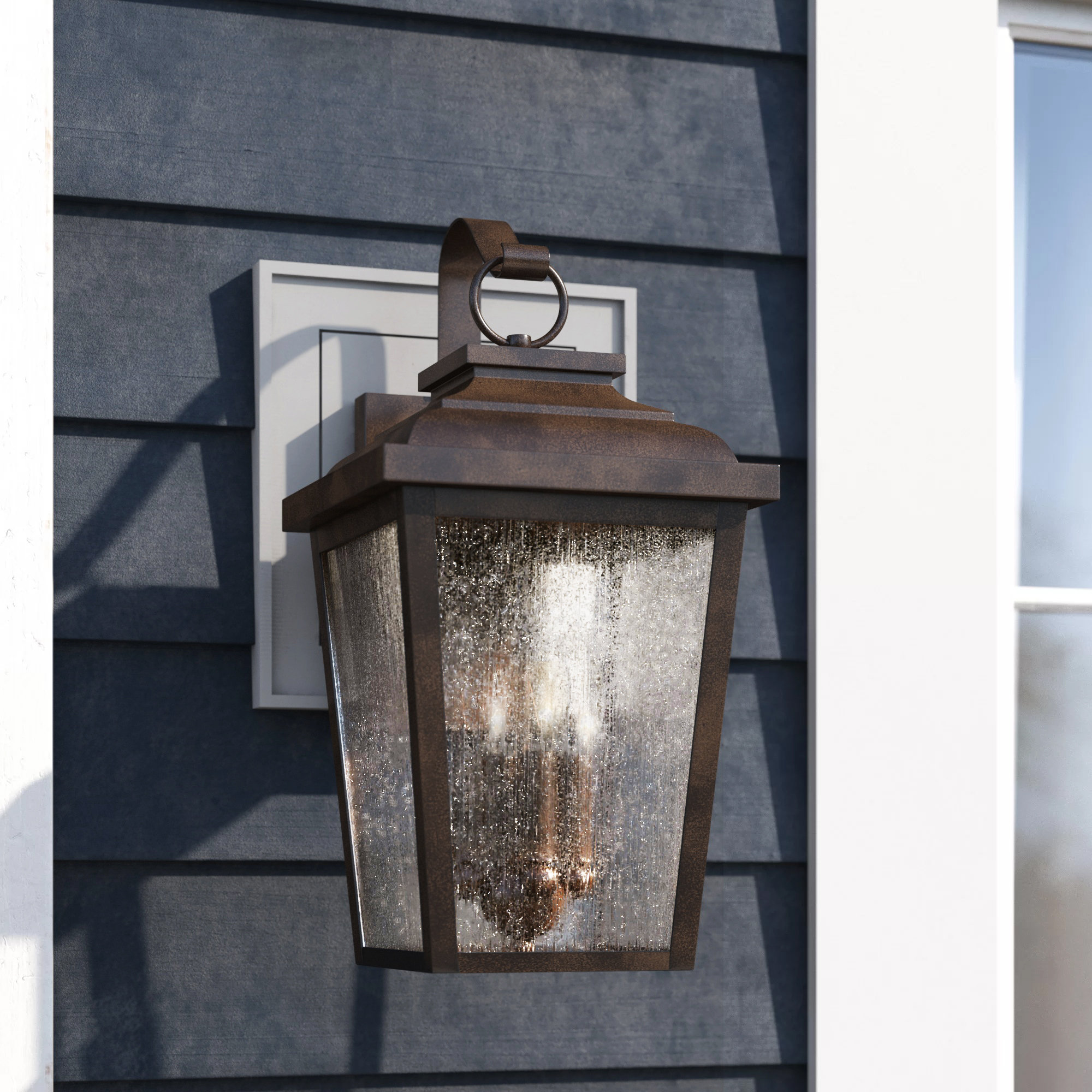 Three Posts Mayhugh 3-Light Outdoor Wall Lantern & Reviews - Wayfair Canada