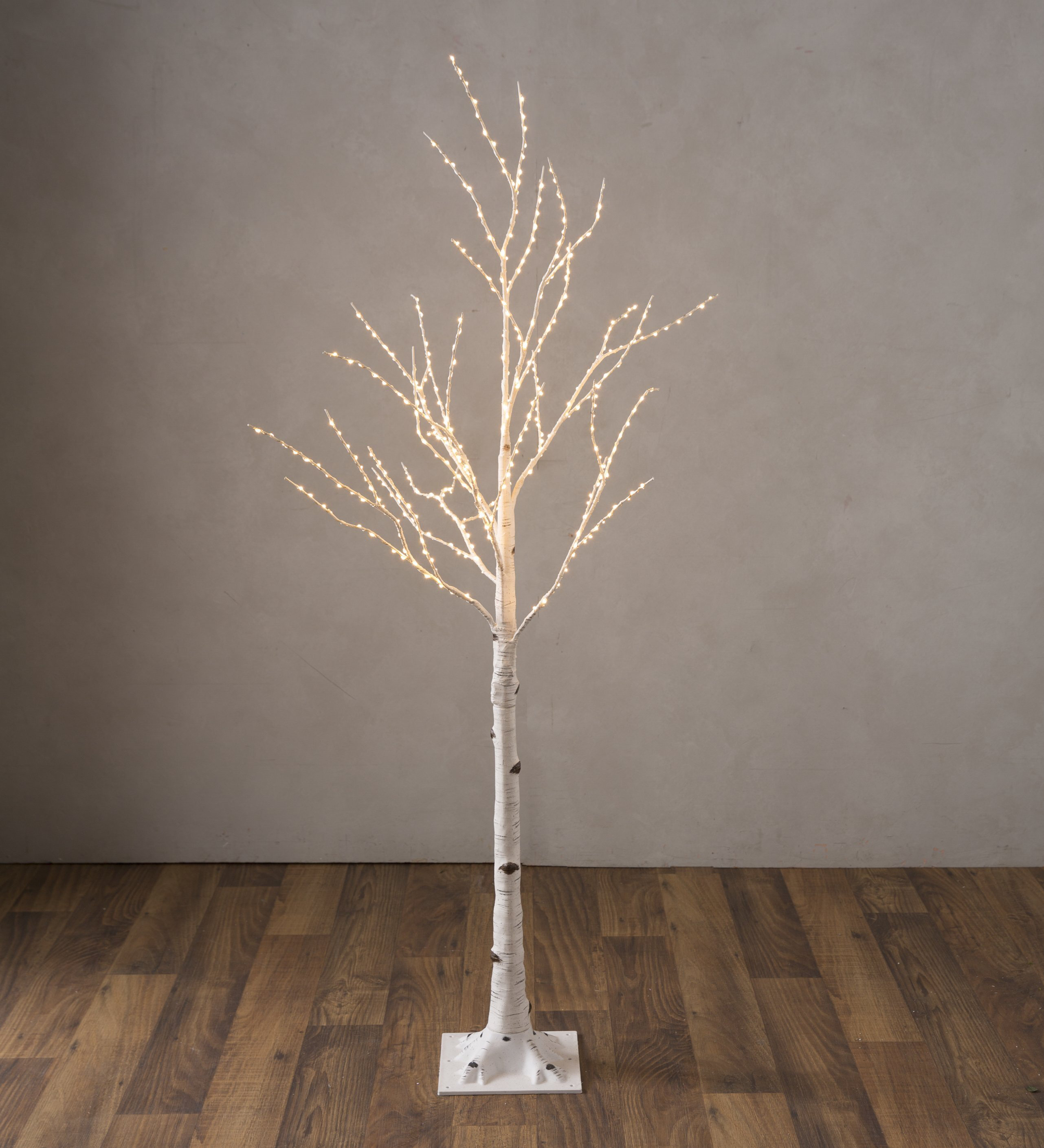Primrue 60'' Faux Birch Tree in Free Standing | Wayfair