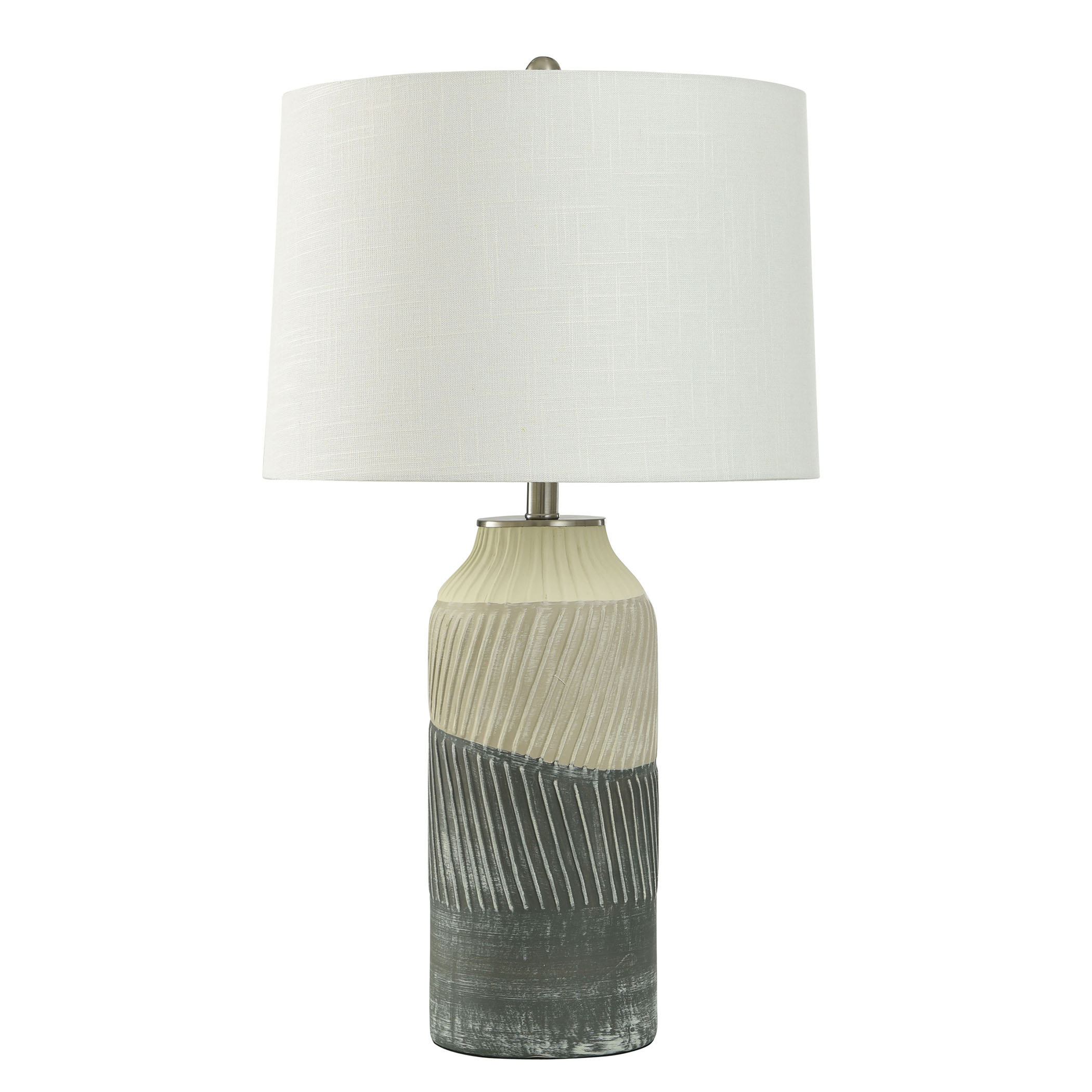 StyleCraft Home Tabby Sage - Ceramic Table Lamp - White Shade - Wayfair ...