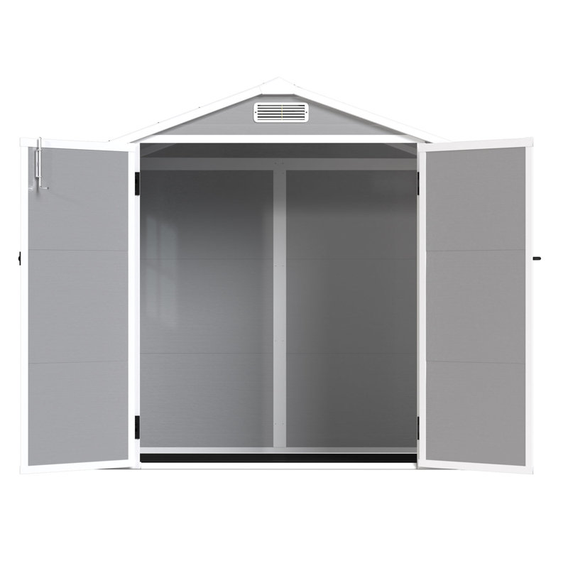 Gatzies Outdoor Storage House With Reinforced Floor Double Lockable ...