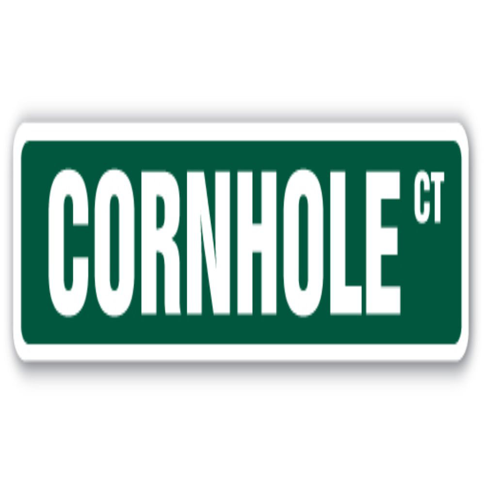 SignMission Cornhole Street Sign Game Boards Bags Corn Toss | Wayfair