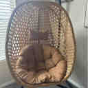 Dakota Fields Charlie-Jade Single Person Wicker Porch Swing with Stand ...