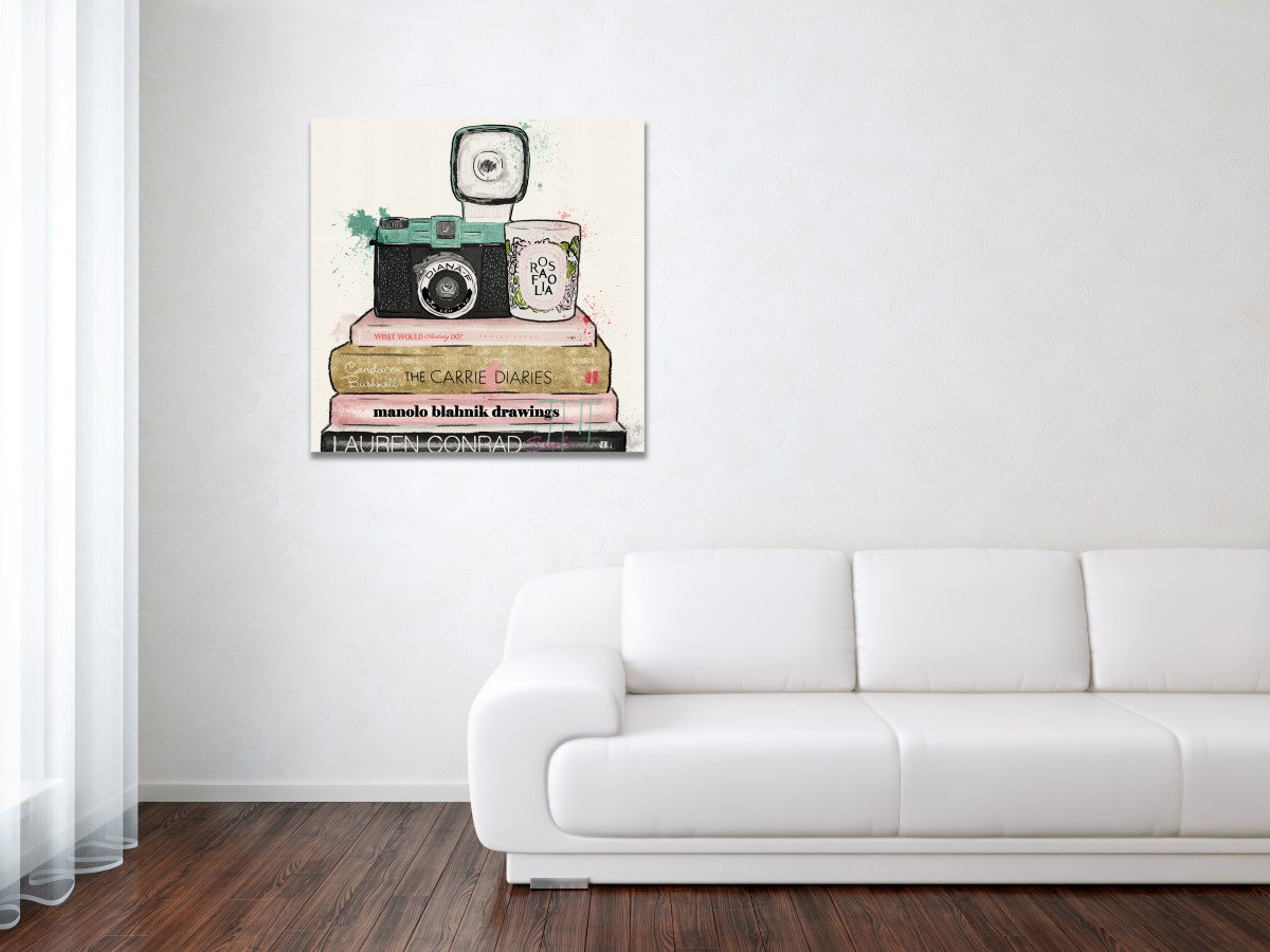 Oliver Gal Prints 'Vintage Cameras and Fashion' Wrapped Canvas Graphic ...