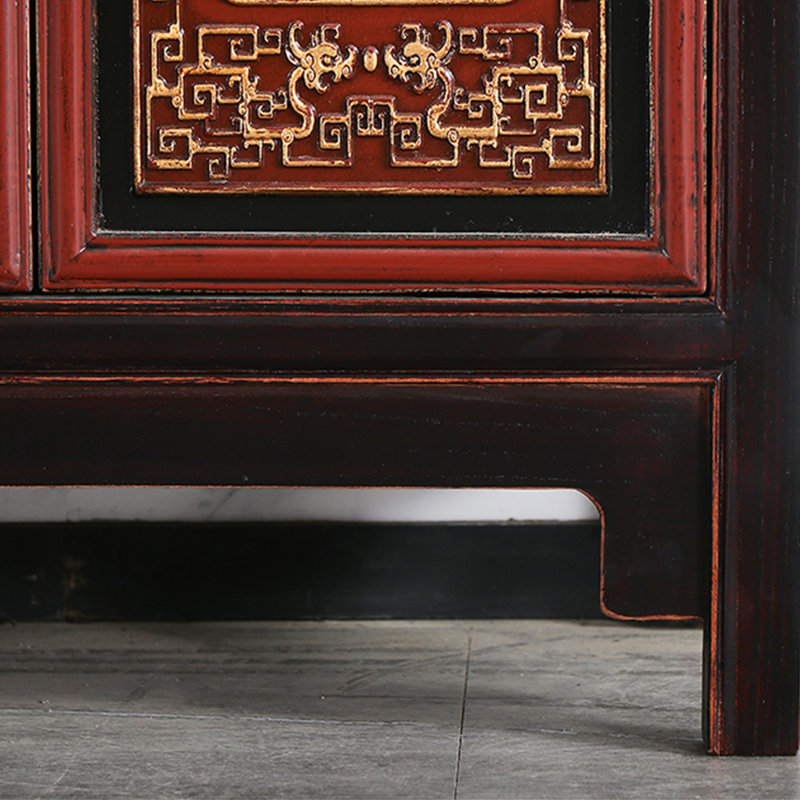 Kaoloupin New Chinese Style Carved Bookcase | Wayfair