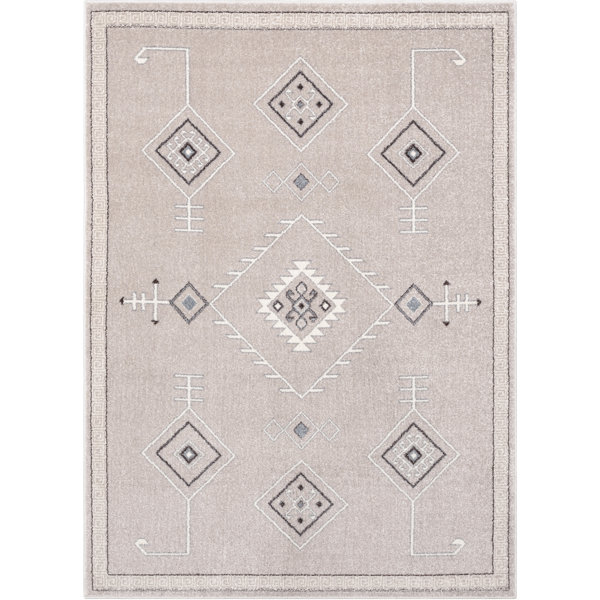 Union Rustic Maryclare Azra Tribal Medallion Beige Rug & Reviews | Wayfair