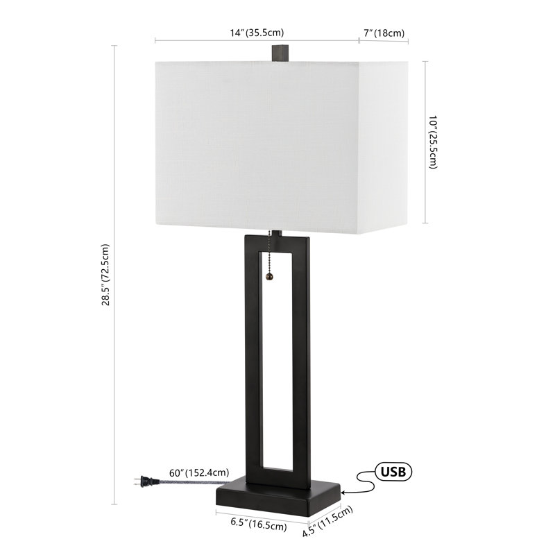 Wade Logan® Arthuree Table Lamp Set 28.5" Brass Gold Table Lamp Set ...