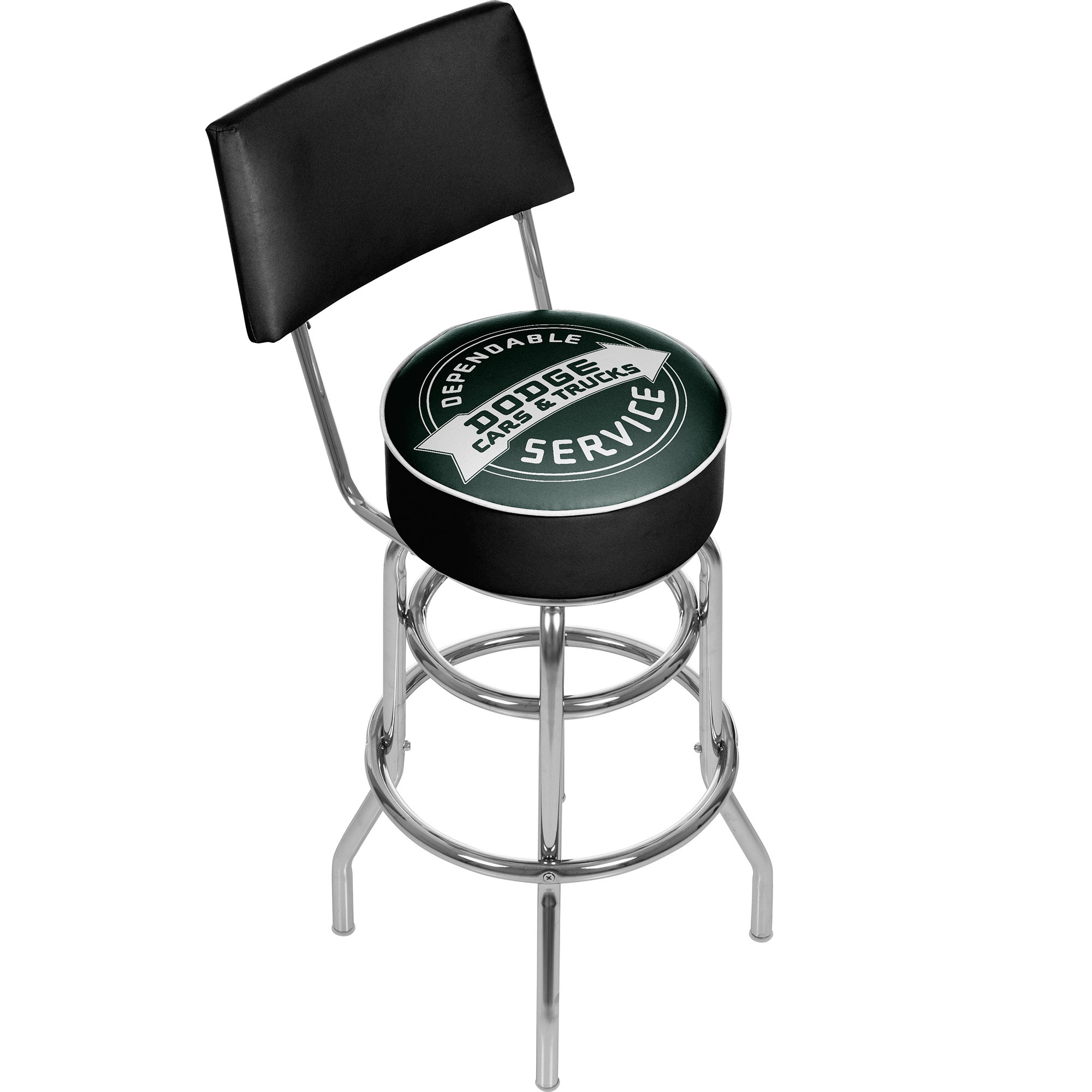 Trademark Global Dodge Service 31" Swivel Bar Stool | Wayfair