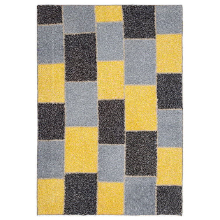 Lofy Grey Vintage Wool Handmade Area Rug | Wayfair