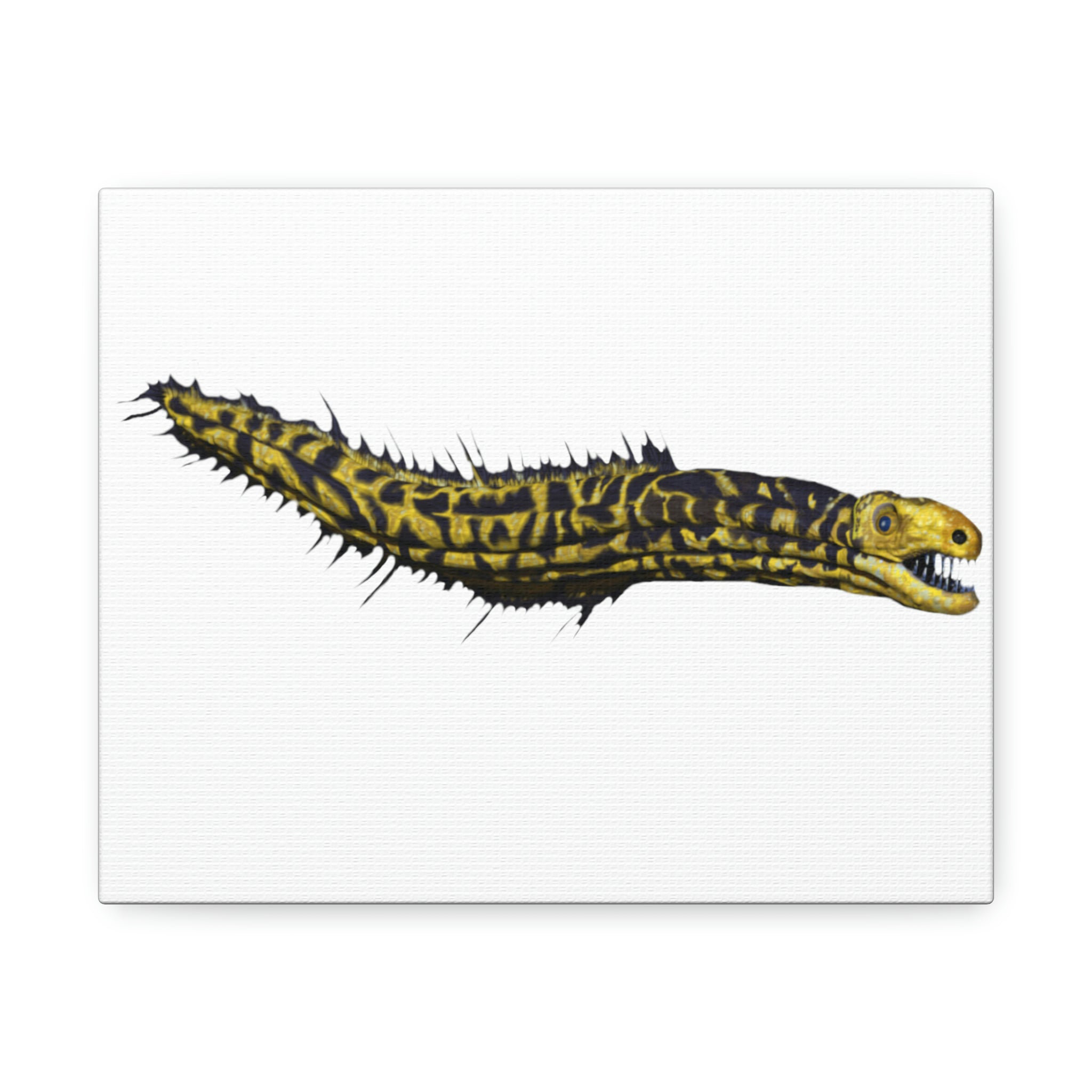 Trinx Yellow Eel Stretched - Unframed Illustration on Canvas | Wayfair