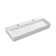 Eridanus Turner 43" White Ceramic Rectangular Wall Mount/Vessel ...