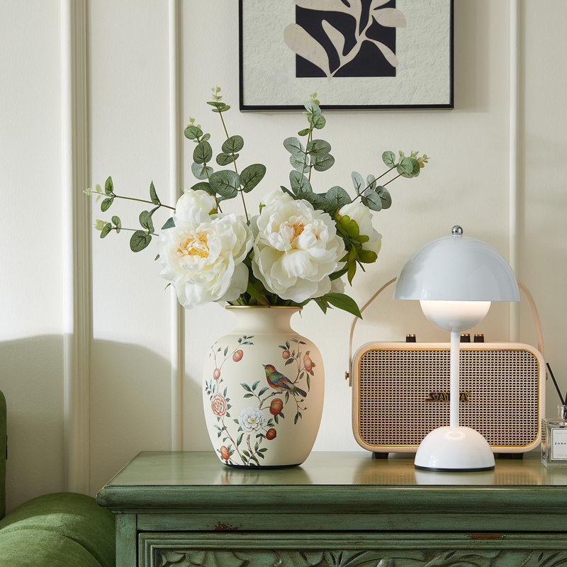 Lark Manor™ Ceramic Flower Vase Vintage Home Decor | Wayfair