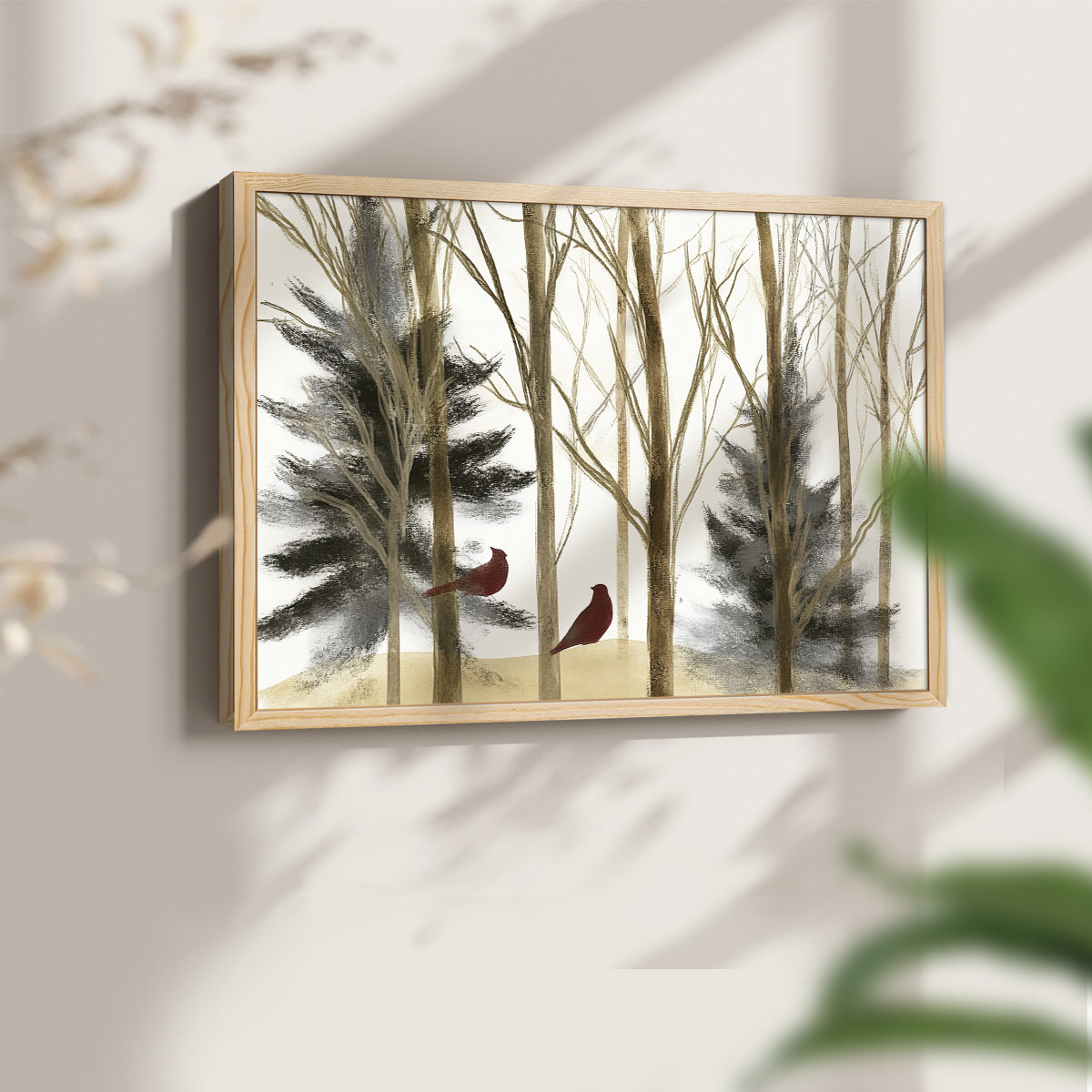 The Holiday Aisle® Chirstmas Art-CXXV -Framed Print - Restickable | Wayfair