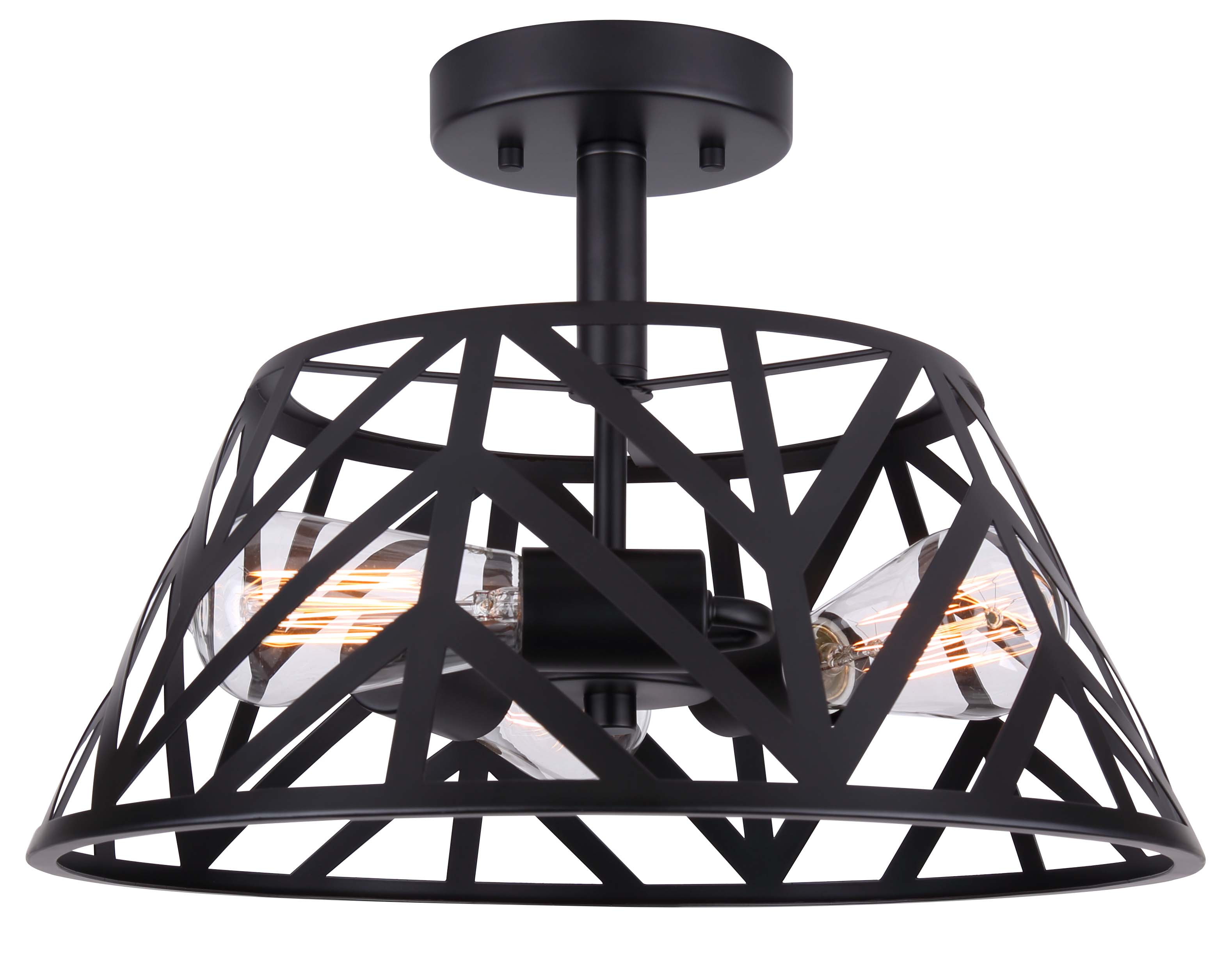 17 Stories Yaneliz Semi Flush Mount | Wayfair