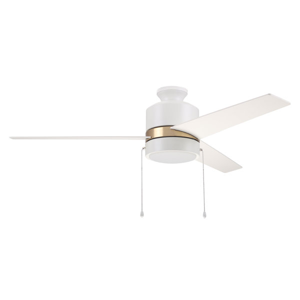 Wrought Studio™ 52" Ceiling Fan With Pull Chains,Light Kit Included ...