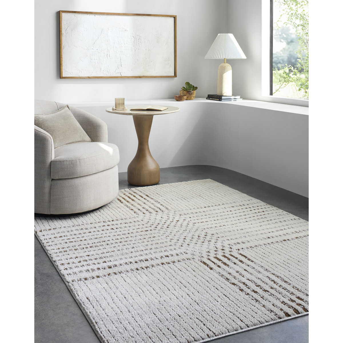 Galey Alix x Livabliss Architect IV Machine Woven Area Rug & Reviews ...
