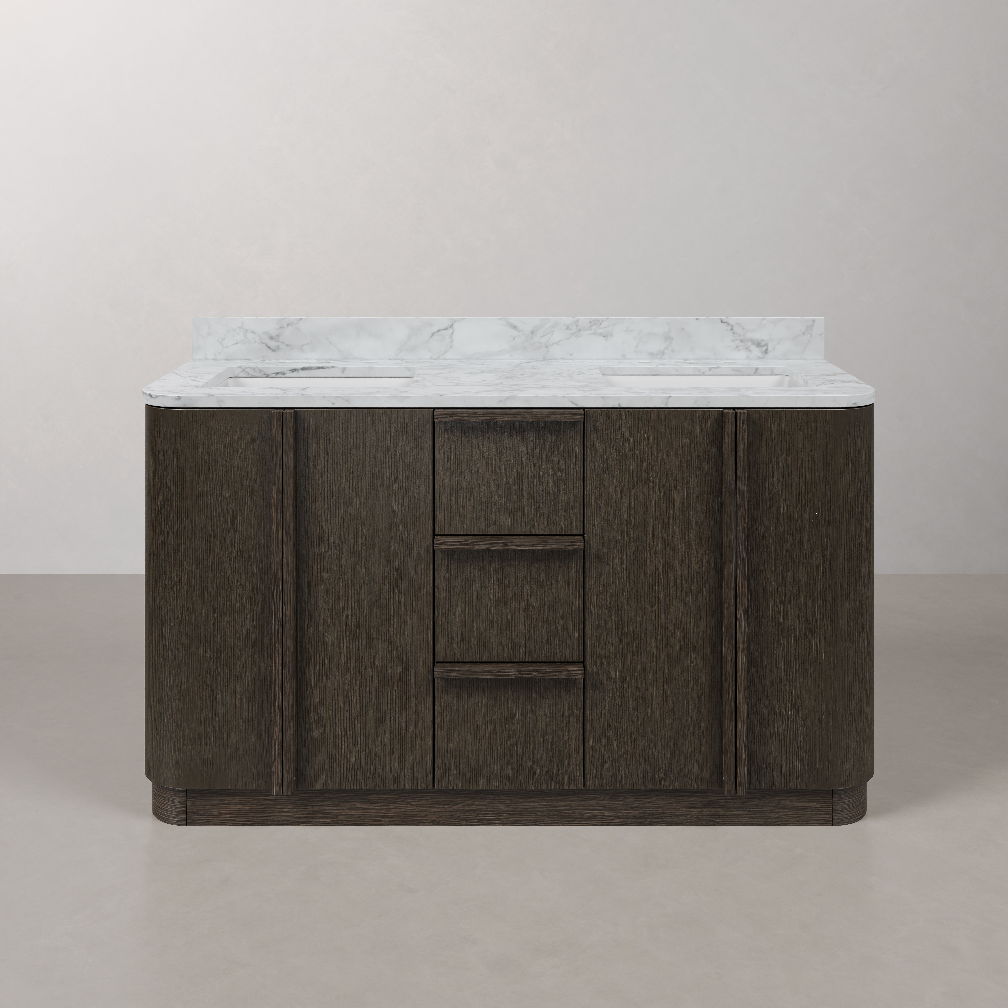 Hokku Designs Petria Sink Pre-Assembled Mid-Century Style Bathroom ...