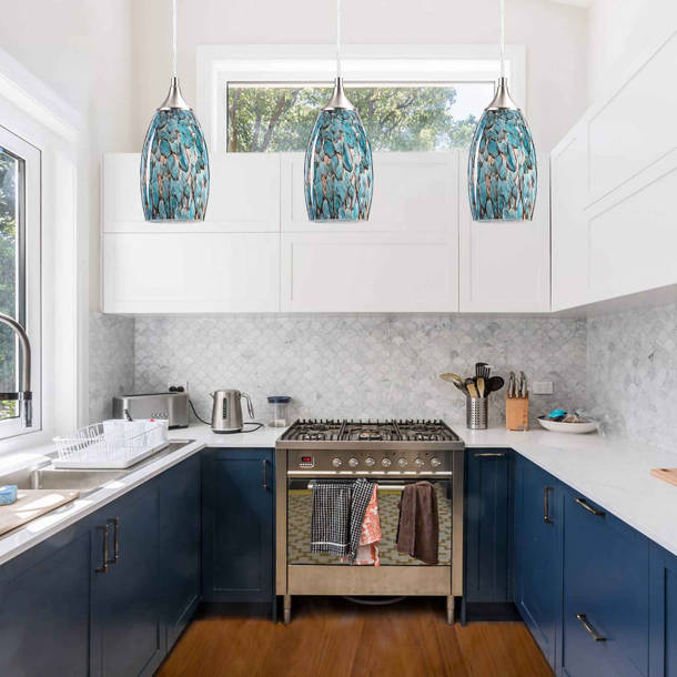 Wade Logan® Anamta 1 - Light Single Teardrop Pendant & Reviews | Wayfair