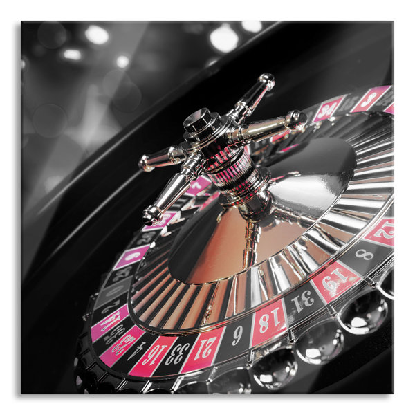 Brayden Studio Roulette Table - No Frame Print on Glass | Wayfair.co.uk