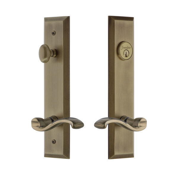 Grandeur Fifth Avenue Tall Plate Complete Entry Set with Single ...