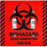 WorldAcc Metal Light Switch Plate Outlet Cover (Red Bio Hazard Sign ...