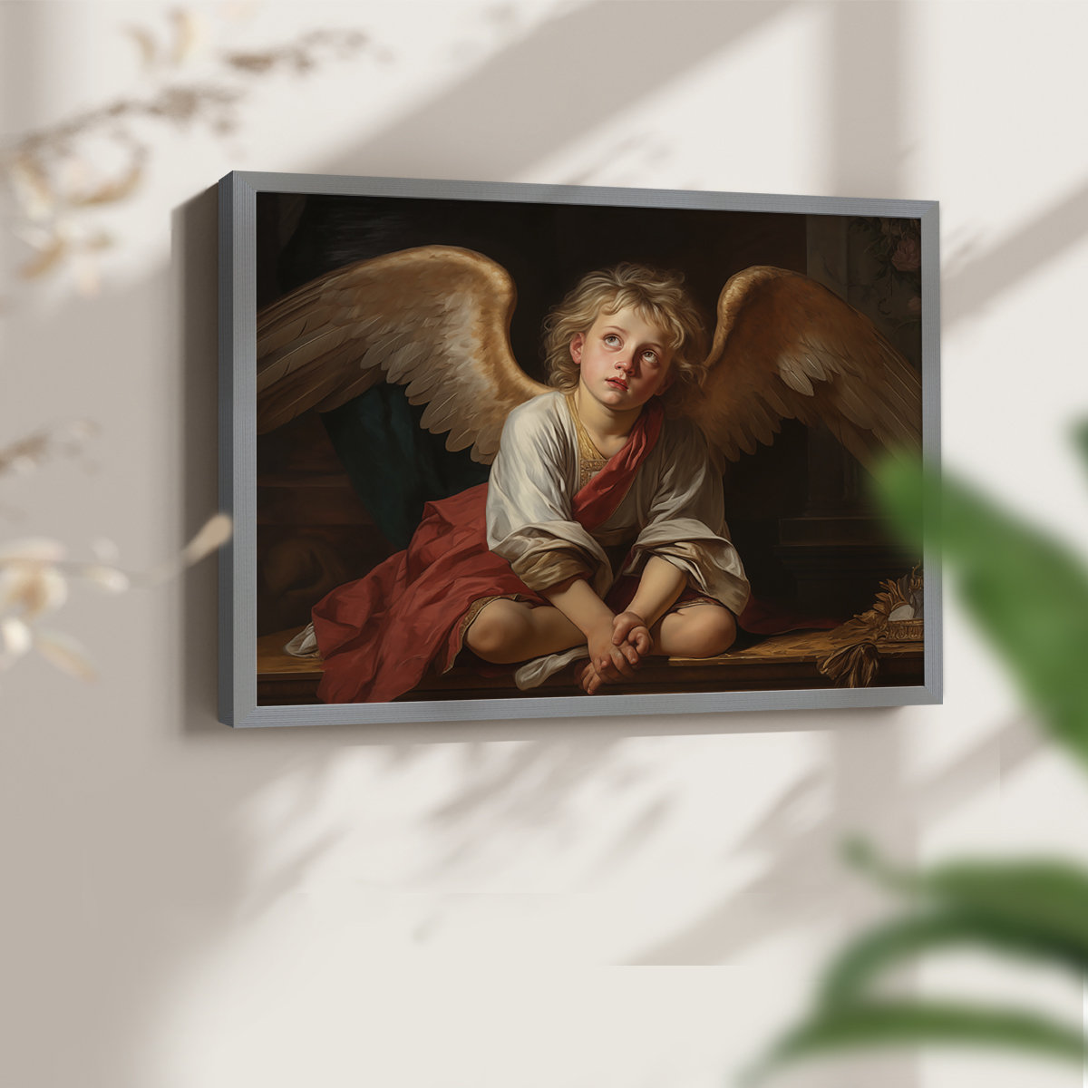 Fleur De Lis Living Angels From Above-LXVIII -Framed Print ...