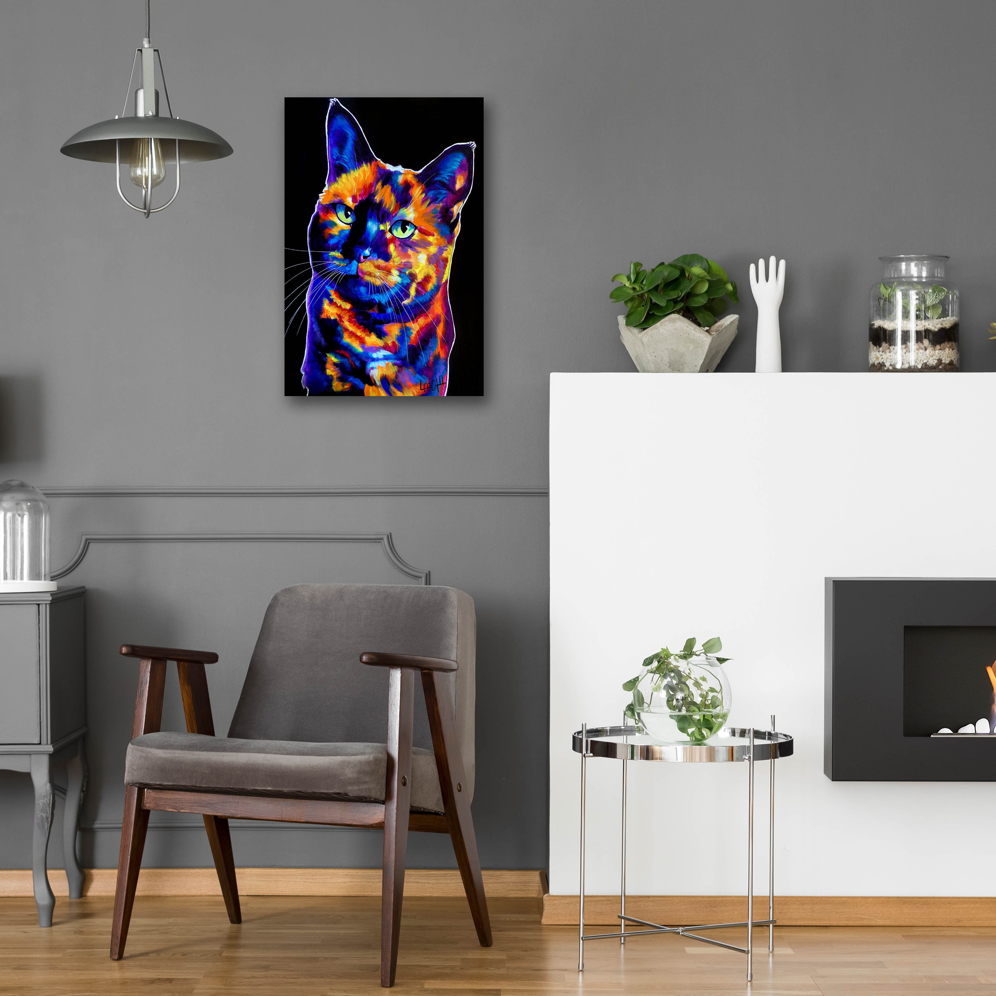 Lark Manor Art mural en verre Lark Manor ™ «Ophelia» par Dawg Painter ...