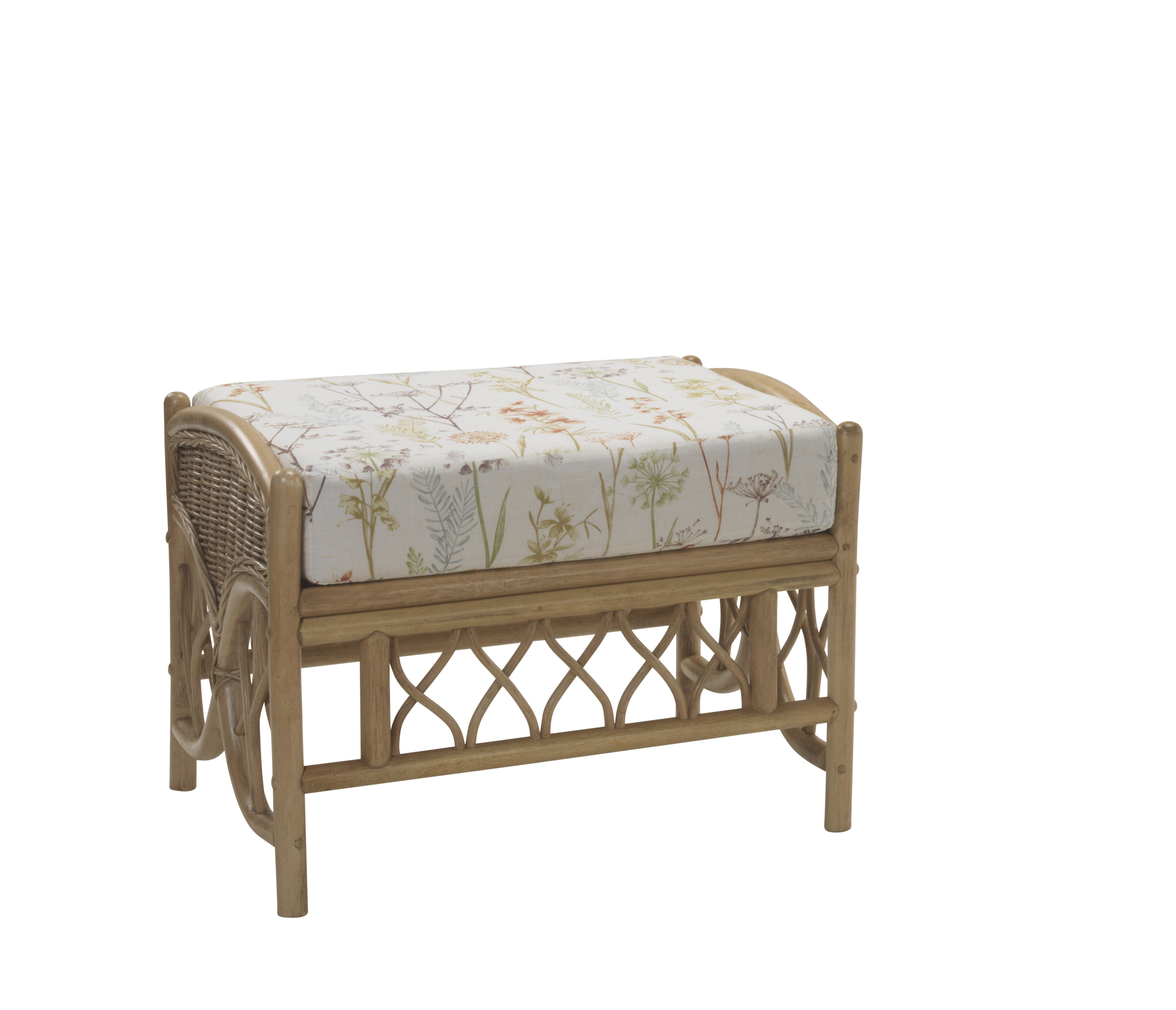 ClassicLiving 64cm Wide Floral Footstool Ottoman | Wayfair.ie