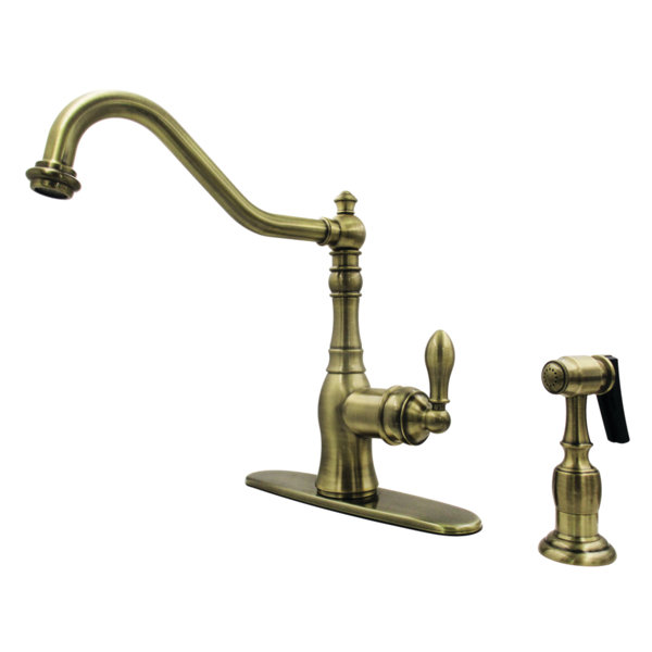 Brass Kitchen Faucets You'll Love | Wayfair