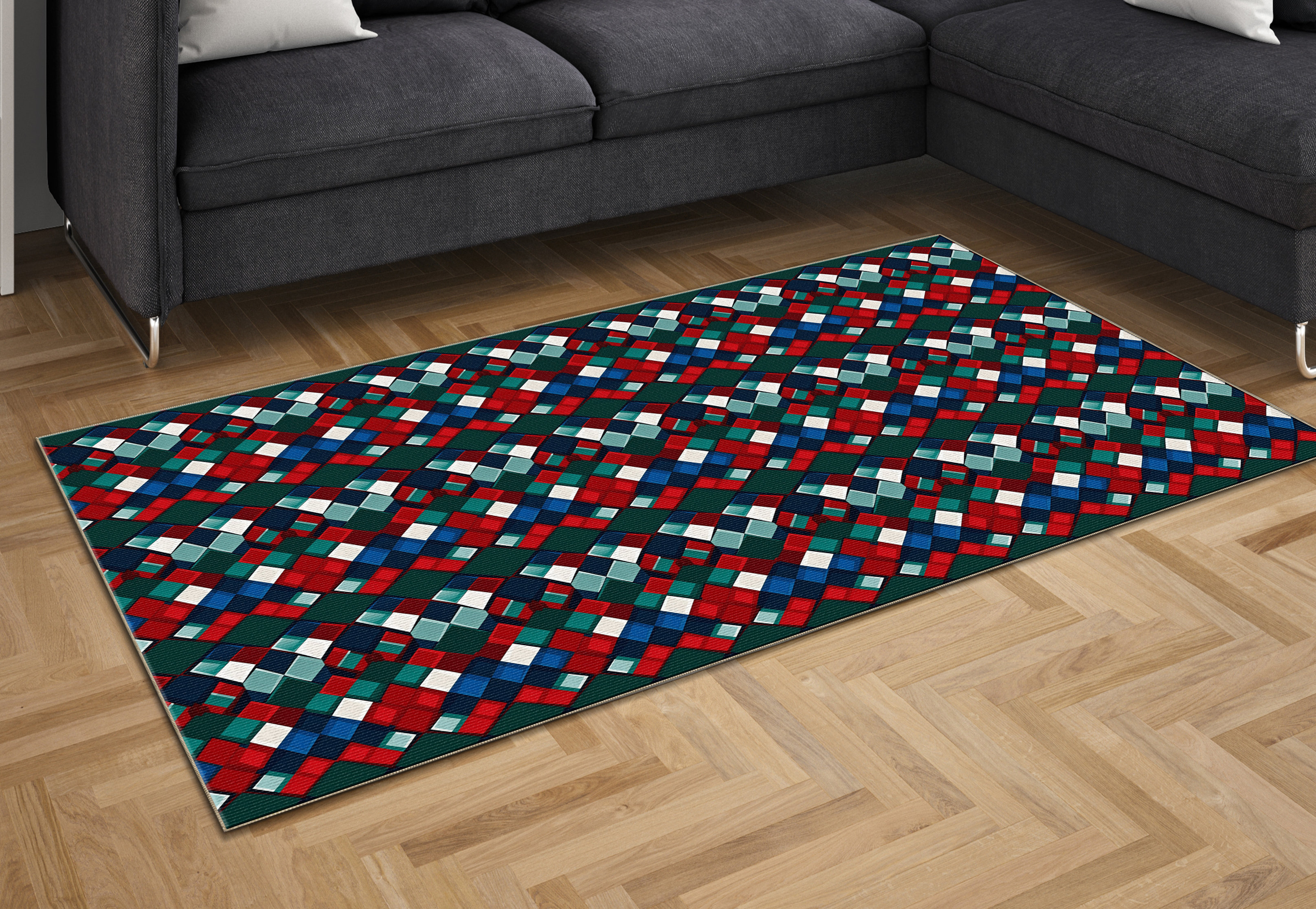 Foundry Select Argyle Design Print Area Rug - Wayfair Canada